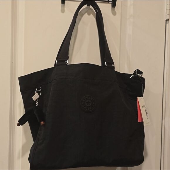 Kipling | Bags | Kipling New Shopper Large Tote Bag Black | Poshmark